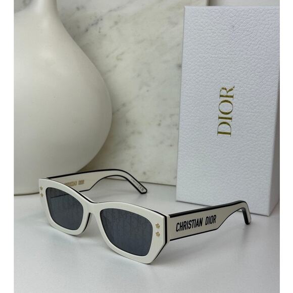 Dior | Accessories | New Dior Pacific S2u Logo Sunglasses In White Navy ...